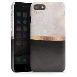 DeinDesign iPhone SE (2020) Handy Premium Case Smartphone Handyh&uuml;lle Schutzh&uuml;lle matt Abstract Black & White Trends Premium Case