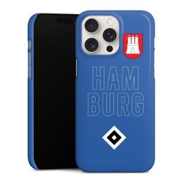 DeinDesign iPhone 15 Pro Max Handy Premium Case Smartphone Handyh&uuml;lle Schutzh&uuml;lle gl&auml;nzend Official Licensed Product Hamburg Hamburger Sv Premium Case