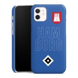DeinDesign iPhone 12 mini Handy Premium Case Smartphone Handyh&uuml;lle Schutzh&uuml;lle gl&auml;nzend Official Licensed Product Hamburg Hamburger Sv Premium Case