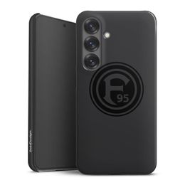 DeinDesign Galaxy S25 Handy Premium Case Smartphone Handyh&uuml;lle Schutzh&uuml;lle gl&auml;nzend F95 Fortuna D&uuml;sseldorf Logo Premium Case