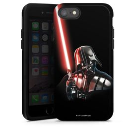 DeinDesign iPhone SE (2020) Handy Panzer Handyh&uuml;lle robuste Outdoor H&uuml;lle Schutzh&uuml;lle gl&auml;nzend Darth Vader Merchandise Star Wars Tough Case