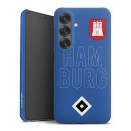 DeinDesign Galaxy S25 Handy Premium Case Smartphone Handyh&uuml;lle Schutzh&uuml;lle matt Official Licensed Product Hamburg Hamburger Sv Premium Case