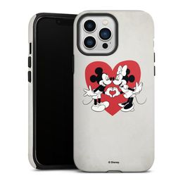 DeinDesign iPhone 13 Pro Max Handy Panzer Handyh&uuml;lle robuste Outdoor H&uuml;lle Schutzh&uuml;lle matt Disney Heart Tough Case