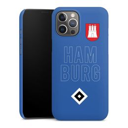 DeinDesign iPhone 12 Pro Max Handy Premium Case Smartphone Handyh&uuml;lle Schutzh&uuml;lle matt Official Licensed Product Hamburg Hamburger Sv Premium Case