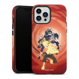 DeinDesign iPhone 13 Pro Max Handy Panzer Handyh&uuml;lle robuste Outdoor H&uuml;lle Schutzh&uuml;lle matt Naruto Shippuden Sasuke Sakura Tough Case