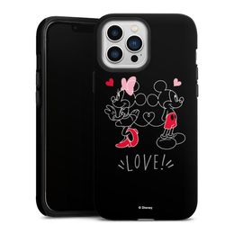 DeinDesign iPhone 13 Pro Max Handy Panzer Handyh&uuml;lle robuste Outdoor H&uuml;lle Schutzh&uuml;lle matt Disney Love Tough Case