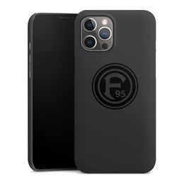 DeinDesign iPhone 12 Pro Max Handy Premium Case Smartphone Handyh&uuml;lle Schutzh&uuml;lle matt F95 Fortuna D&uuml;sseldorf Logo Premium Case