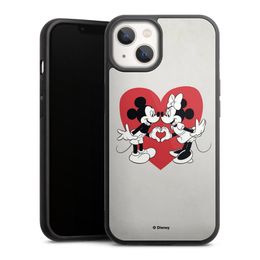 DeinDesign iPhone 13 Handy Gallery Case Handyh&uuml;lle 9H Geh&auml;rtetes Glas R&uuml;ckseite H&uuml;lle Disney Heart Gallery Case