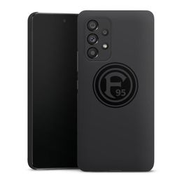 DeinDesign Galaxy A53 5G Handy Premium Case Smartphone Handyh&uuml;lle Schutzh&uuml;lle gl&auml;nzend Fortuna D&uuml;sseldorf Logo F95 Premium Case