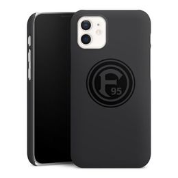 DeinDesign iPhone 12 mini Handy Premium Case Smartphone Handyh&uuml;lle Schutzh&uuml;lle matt F95 Fortuna D&uuml;sseldorf Logo Premium Case