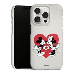 DeinDesign iPhone 15 Pro Handy Premium Case Smartphone Handyh&uuml;lle Schutzh&uuml;lle matt Disney Heart Premium Case