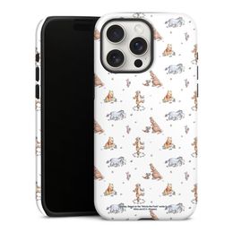 DeinDesign iPhone 15 Pro Max Handy Panzer Handyh&uuml;lle robuste Outdoor H&uuml;lle Schutzh&uuml;lle gl&auml;nzend Disney Winnie The Pooh Official Licensed Product Tough Case