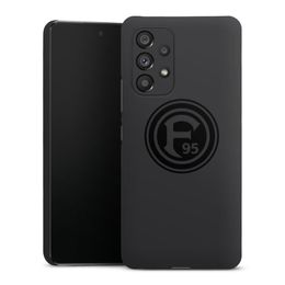 DeinDesign Galaxy A53 5G Handy Premium Case Smartphone Handyh&uuml;lle Schutzh&uuml;lle matt Fortuna D&uuml;sseldorf Logo F95 Premium Case