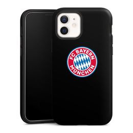 DeinDesign iPhone 12 mini Handy Panzer Handyh&uuml;lle robuste Outdoor H&uuml;lle Schutzh&uuml;lle matt Fc Bayern M&uuml;nchen Logo Official Licensed Product Tough Case