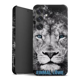 DeinDesign Galaxy S25 Handy Premium Case Smartphone Handyh&uuml;lle Schutzh&uuml;lle gl&auml;nzend Official Licensed Product Tsv 1860 M&uuml;nchen Lion Premium Case