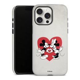 DeinDesign iPhone 15 Pro Max Handy Panzer Handyh&uuml;lle robuste Outdoor H&uuml;lle Schutzh&uuml;lle gl&auml;nzend Disney Heart Tough Case