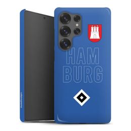 DeinDesign Galaxy S25 Ultra Handy Premium Case Smartphone Handyh&uuml;lle Schutzh&uuml;lle gl&auml;nzend Official Licensed Product Hamburg Hamburger Sv Premium Case