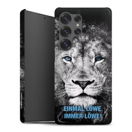 DeinDesign Galaxy S25 Ultra Handy Premium Case Smartphone Handyh&uuml;lle Schutzh&uuml;lle gl&auml;nzend Official Licensed Product Tsv 1860 M&uuml;nchen Lion Premium Case
