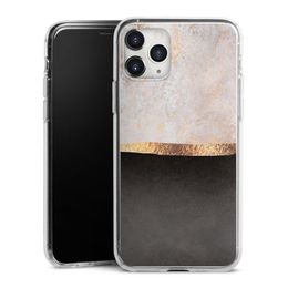 DeinDesign iPhone 11 Pro Max Handy Silikon H&uuml;lle Case transparent Handyh&uuml;lle Abstract Black & White Trends Silikon Case