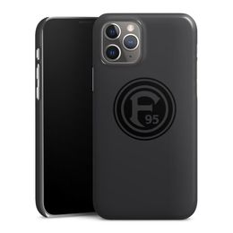 DeinDesign iPhone 12 Pro Handy Premium Case Smartphone Handyh&uuml;lle Schutzh&uuml;lle gl&auml;nzend F95 Fortuna D&uuml;sseldorf Logo Premium Case