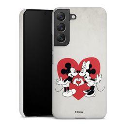 DeinDesign Galaxy S22 Handy Premium Case Smartphone Handyh&uuml;lle Schutzh&uuml;lle matt Disney Heart Premium Case