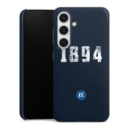 DeinDesign Galaxy S24 Handy Premium Case Smartphone Handyh&uuml;lle Schutzh&uuml;lle gl&auml;nzend Karlsruher Sc Ksc Bundesliga Premium Case