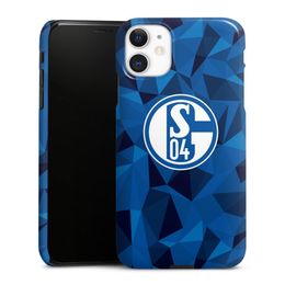 DeinDesign iPhone 11 Handy Premium Case Smartphone Handyh&uuml;lle Schutzh&uuml;lle gl&auml;nzend Fc Schalke 04 Muster Camouflage Premium Case
