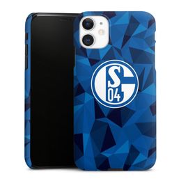 DeinDesign iPhone 11 Handy Premium Case Smartphone Handyh&uuml;lle Schutzh&uuml;lle matt Camouflage Fc Schalke 04 Muster Premium Case