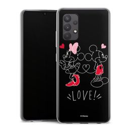DeinDesign Galaxy A32 4G Handy Silikon H&uuml;lle Case transparent Handyh&uuml;lle Disney Love Silikon Case