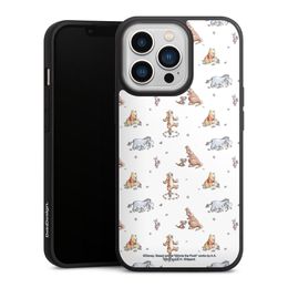 DeinDesign iPhone 13 Pro Handy Premium Silikon H&uuml;lle Handyh&uuml;lle schwarz Case Disney Winnie The Pooh Official Licensed Product Silikon Premium Case