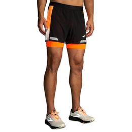 Brooks Run Visible 2in1 5 Inch Short 2.0 Herren