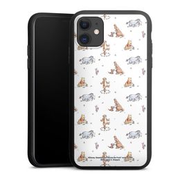 DeinDesign iPhone 11 Handy Premium Silikon H&uuml;lle Handyh&uuml;lle schwarz Case Winnie The Pooh Disney Official Licensed Product Silikon Premium Case