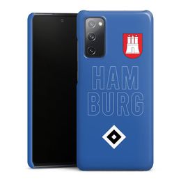 DeinDesign Galaxy S20 FE Handy Premium Case Smartphone Handyh&uuml;lle Schutzh&uuml;lle gl&auml;nzend Official Licensed Product Hamburg Hamburger Sv Premium Case