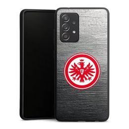 DeinDesign Galaxy A52s 5G Handy Premium Silikon H&uuml;lle Handyh&uuml;lle schwarz Case Eintracht Frankfurt Sge Logo Silikon Premium Case