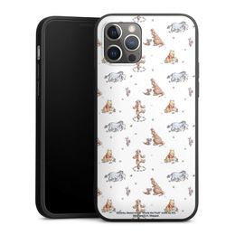 DeinDesign iPhone 12 Pro Handy Premium Silikon H&uuml;lle Handyh&uuml;lle schwarz Case Disney Winnie The Pooh Official Licensed Product Silikon Premium Case