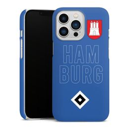 DeinDesign iPhone 13 Pro Handy Premium Case Smartphone Handyh&uuml;lle Schutzh&uuml;lle matt Official Licensed Product Hamburg Hamburger Sv Premium Case