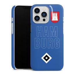 DeinDesign iPhone 13 Pro Handy Premium Case Smartphone Handyh&uuml;lle Schutzh&uuml;lle gl&auml;nzend Official Licensed Product Hamburg Hamburger Sv Premium Case