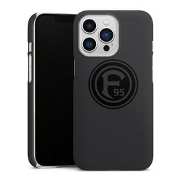 DeinDesign iPhone 13 Pro Handy Premium Case Smartphone Handyh&uuml;lle Schutzh&uuml;lle matt F95 Fortuna D&uuml;sseldorf Logo Premium Case