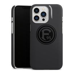 DeinDesign iPhone 13 Pro Handy Premium Case Smartphone Handyh&uuml;lle Schutzh&uuml;lle gl&auml;nzend F95 Fortuna D&uuml;sseldorf Logo Premium Case