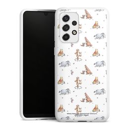 DeinDesign Galaxy A33 5G Handy Silikon H&uuml;lle Case wei&szlig; Handyh&uuml;lle Winnie The Pooh Official Licensed Product Disney Silikon Case
