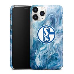 DeinDesign iPhone 11 Pro Handy Premium Case Smartphone Handyh&uuml;lle Schutzh&uuml;lle matt Fc Schalke 04 Logo Merchandise Premium Case