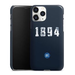 DeinDesign iPhone 11 Pro Handy Premium Case Smartphone Handyh&uuml;lle Schutzh&uuml;lle gl&auml;nzend Ksc Karlsruher Sc Bundesliga Premium Case