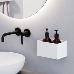 Viverso AGA Design U Ablage mit Seifenspender, AU2420WM#Set5,