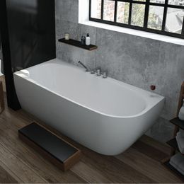 Hoesch iSENSI Eck-Badewanne, mit Sch&uuml;rze, 3825.010,