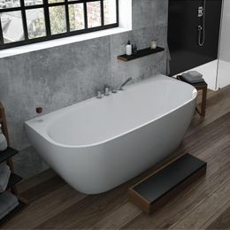 Hoesch iSENSI Vorwand-Badewanne, mit Schürze, 3833.010,