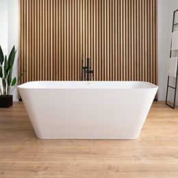 rivea Maila freistehende Badewanne L: 168 B: 79 H: 61 cm, mit pflegeleichter Oberfl&auml;che, BR0558WH,