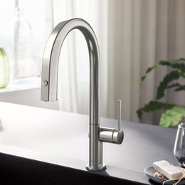 Hansgrohe Aqittura M91 K&uuml;chenarmatur mit Filtersystem, ausziehbar, schwenkbar, 76803800,