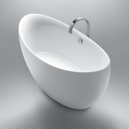 RepaBad Ferrara freistehende Badewanne, oval, 0031519-0001,