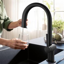 Hansgrohe Aqittura M91 K&uuml;chenarmatur mit Filtersystem, ausziehbar, schwenkbar, 76803670,