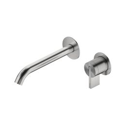 RITMONIO DOT316 Round Edelstahl-Wand-Waschtischarmatur, PR50AL212INOX,